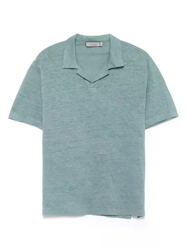 Canali Linen T-shirt - Blue