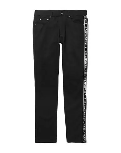 Givenchy Cotton Blend Jeans With Side Seam Stripes