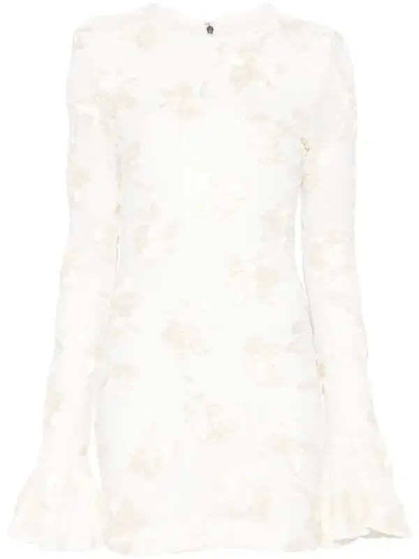 Remain Birger Christensen Flower-mesh Mini Dress