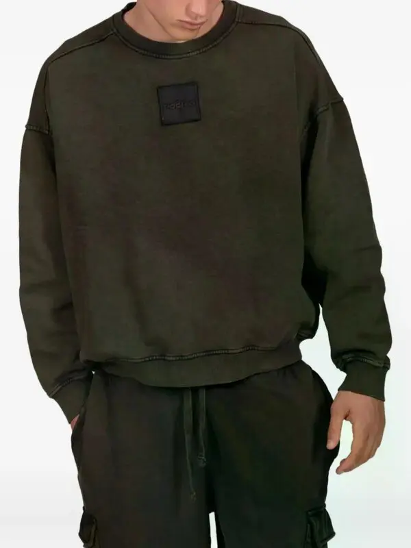 PODHIO Logo-patch Cotton Sweatshirt