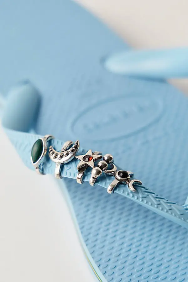 Free People Sandal Charm Set - Silver Moon
