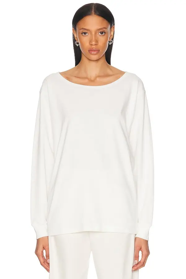 LEMAIRE Wide Neck Top