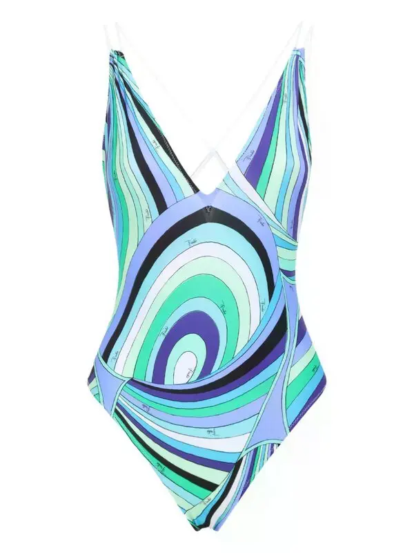 Emilio Pucci Iride-print Swimsuit