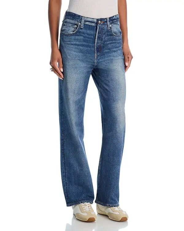 Rag & Bone Miramar Shea High Rise Relaxed Straight Leg Jeans