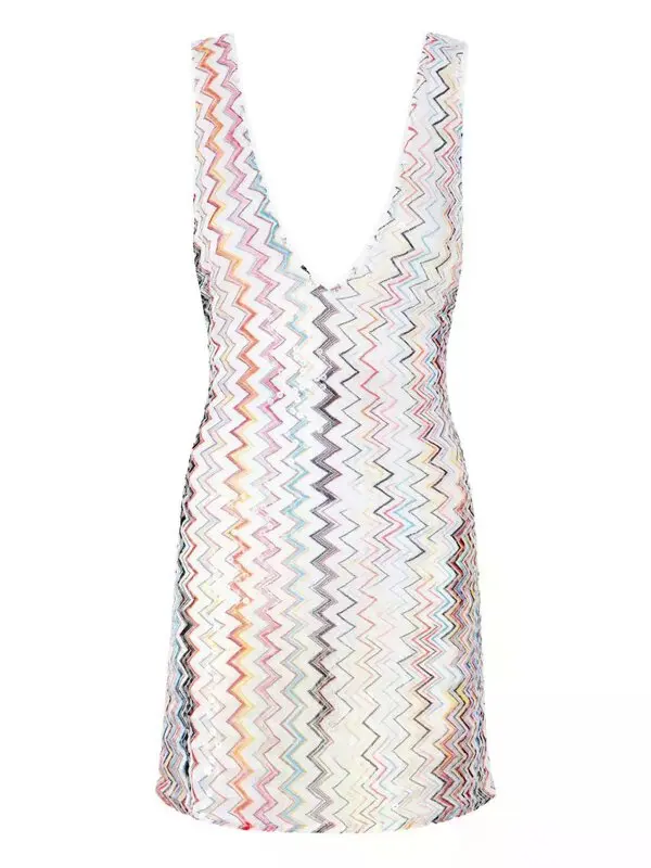 Missoni Zigzag-pattern Mini Dress