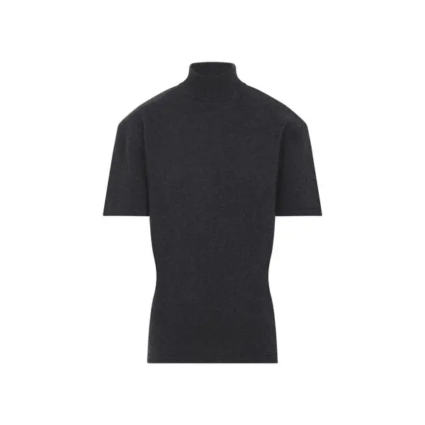 Jacquemus La Maille Castagna Merino Wool Pullover - Grey