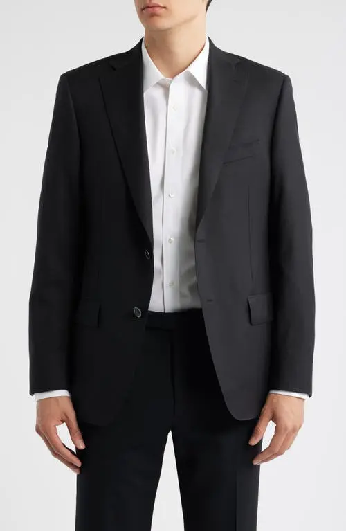 HERITAGE GOLD Pebble Weave Wool Suit Jacket