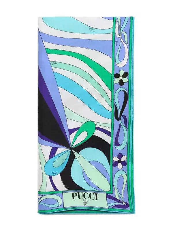Emilio Pucci Printed Silk Scarf