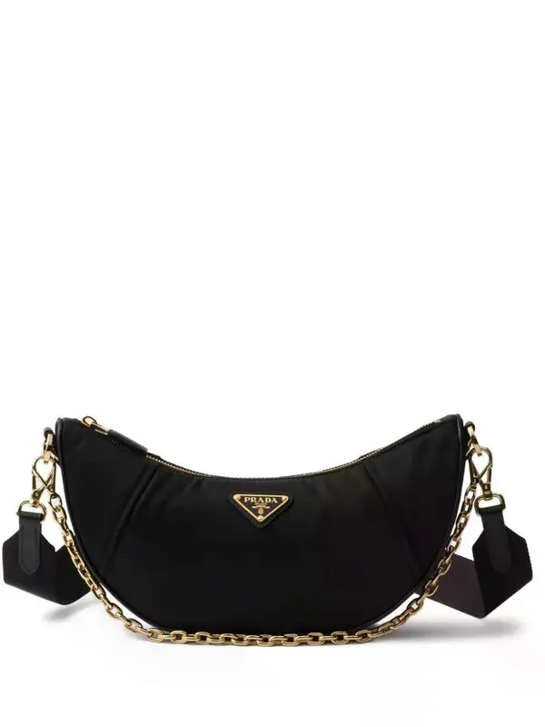 Prada Demi-lune Shoulder Bag - Black