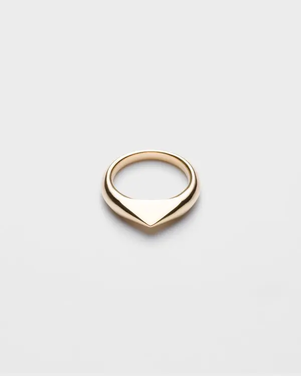 Prada Eternal Ring In Yellow