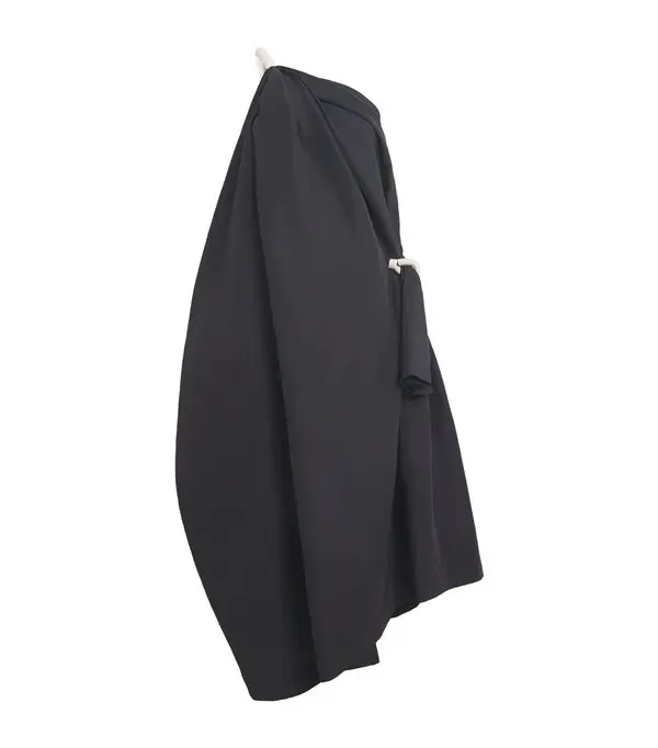 Issey Miyake Asymmetric Cloth And Cord Midi Dress