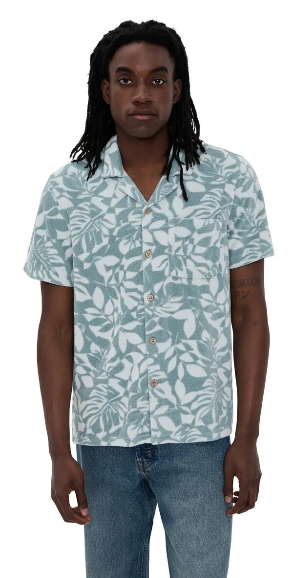 Faherty Brand Cabana Towel Terry Shirt