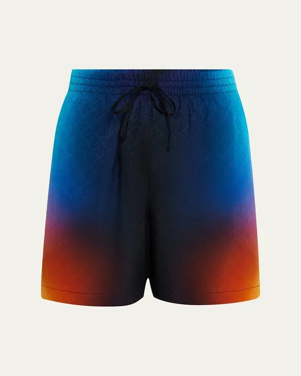 Casablanca Silk Monogram Shorts