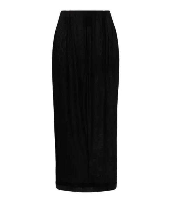 Wardrobe.NYC Midi Skirt - Black
