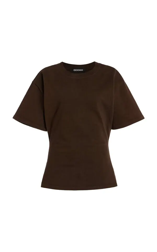 EB DENIM Eero Cotton T-shirt - Brown