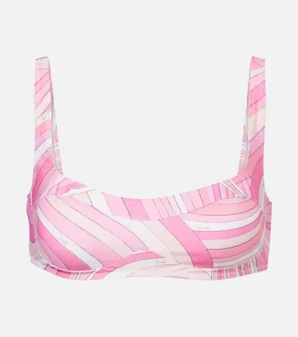 Emilio Pucci Iride Bikini Top