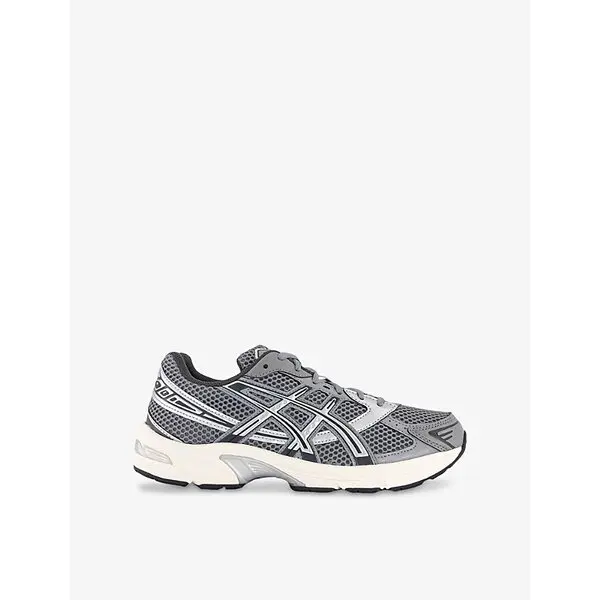 Asics Gel-1130 Leather And Mesh Low-top Trainers - Clay Grey Pure Silver