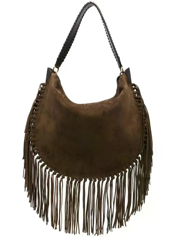 Isabel Marant Oskan Soft Hobo Bag - Brown