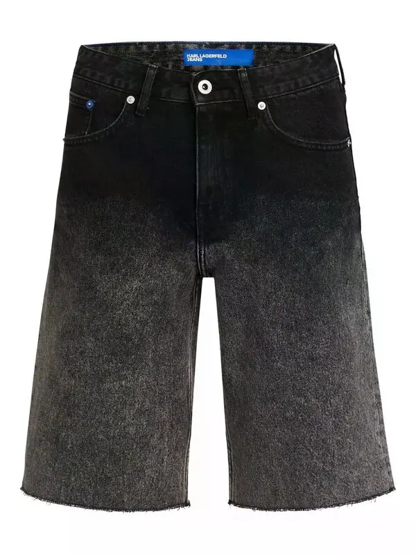 Karl Lagerfeld Ombre Denim Shorts