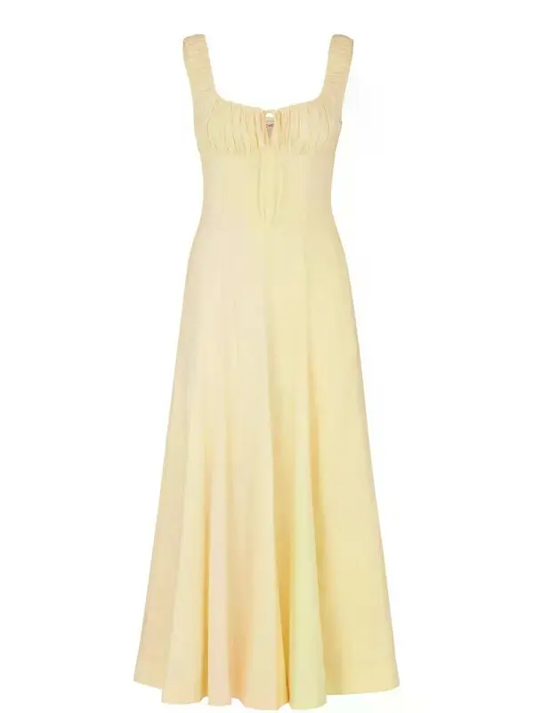 NICHOLAS Dina Midi Dress - Yellow