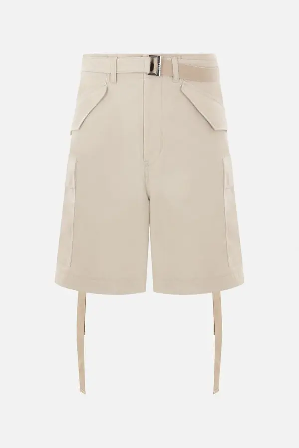 Sacai Cargo Shorts - Beige