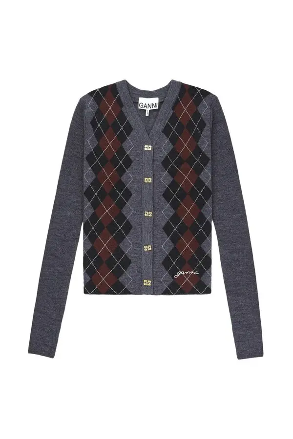 GANNI Sweater - Frost Gray