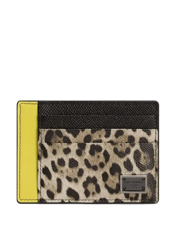 Dolce & Gabbana Wallets - Leopard/lime