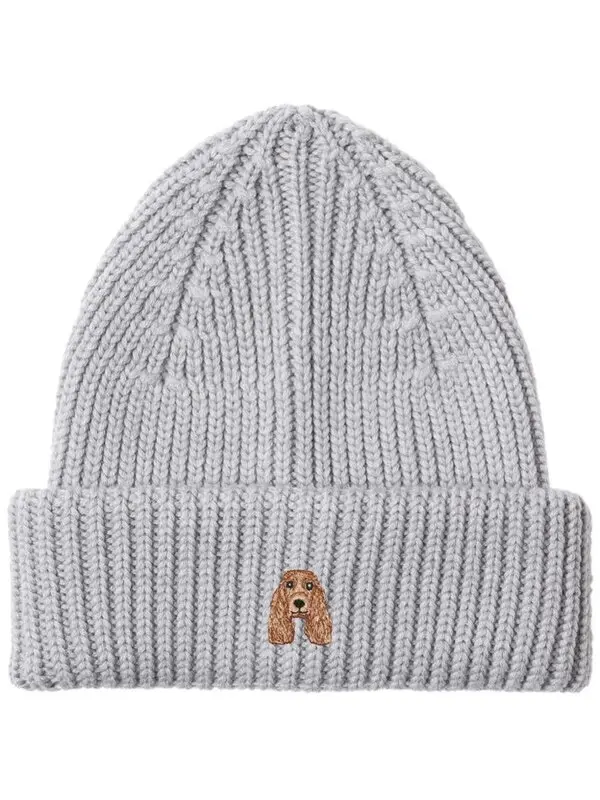 PELO FOUNDATION Merino Wool Beanie - Dark Grey Cocker