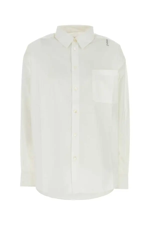 Marni Cotton Shirt - Lilywhite