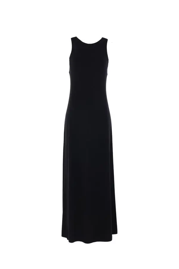 Max Mara Sleeveless Maxi Dress - Black