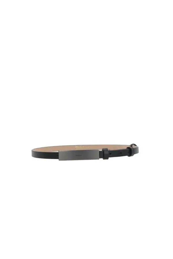 Max Mara Leather Belt - Black