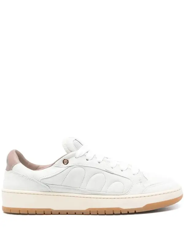 SANTHA Lace-up Sneakers - White