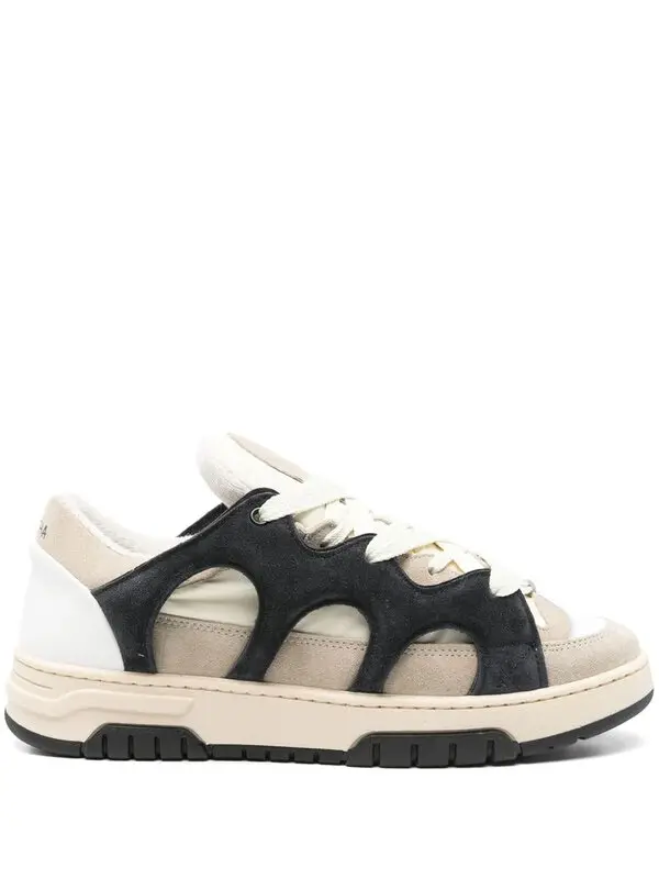 SANTHA Lace-up Sneaker - Beige