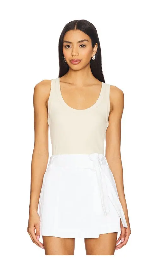 Veronica Beard Birke Tank - Limestone