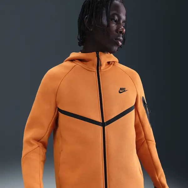 Nike Tech Fleece Windrunner Full-zip Jacket - Orange