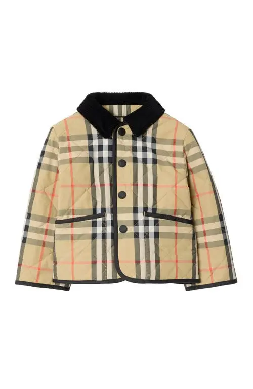Burberry Check Quilted Barn Jacket