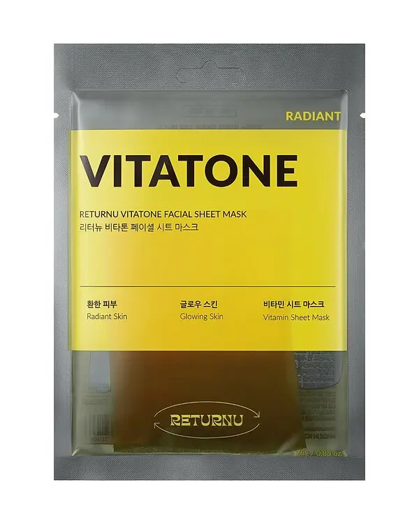 RETURNU Vitatone Facial Sheet Mask - No Color