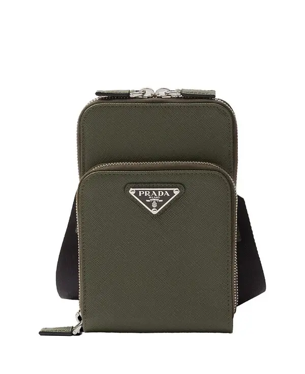 Prada Saffiano Leather Smartphone Case - Green