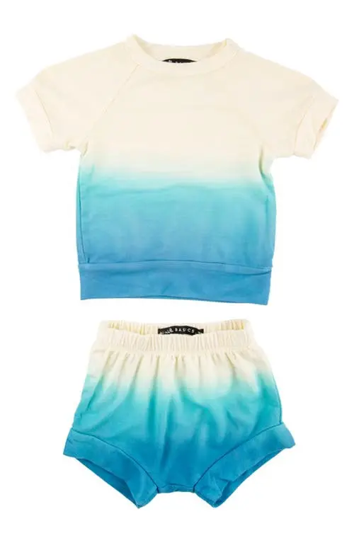 MIKI MIETTE Ombré T-shirt & Shorts Set