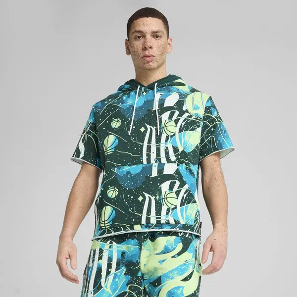 PUMA Basketball Relaxed Fit Hoodie - Green