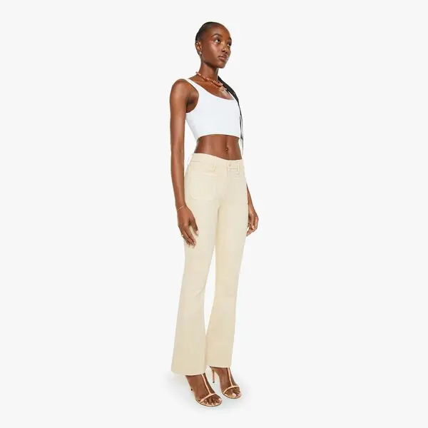 MOTHER The Patch Pocket Weekender Flare Jeans