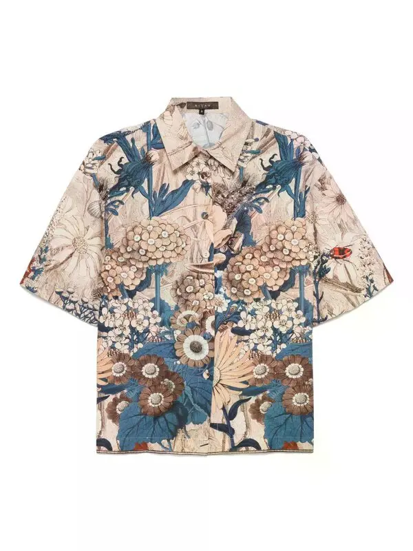 Biyan Printed Short-sleeved Shirt