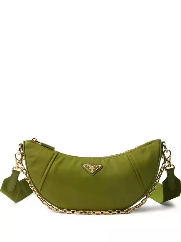 Prada Demi-lune Shoulder Bag - Green