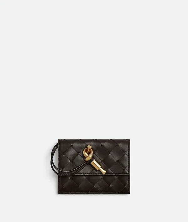 Bottega Veneta Andiamo Card Case - Fondant