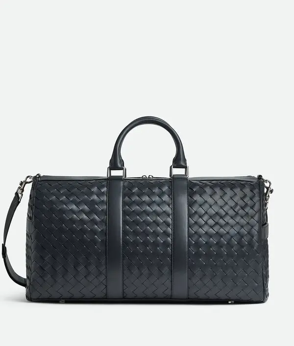 Bottega Veneta Intrecciato Leather Duffle - Ardoise
