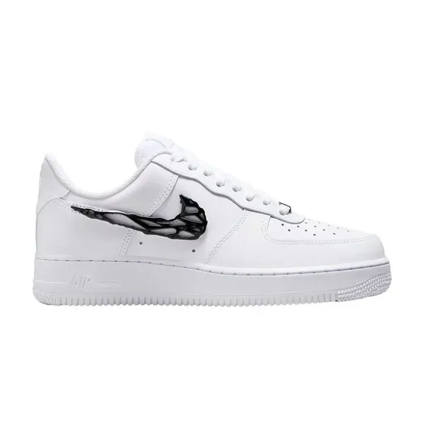 Nike Air Force 1 '07 Lx 'molten Metal Swoosh Pack' Sneakers - White