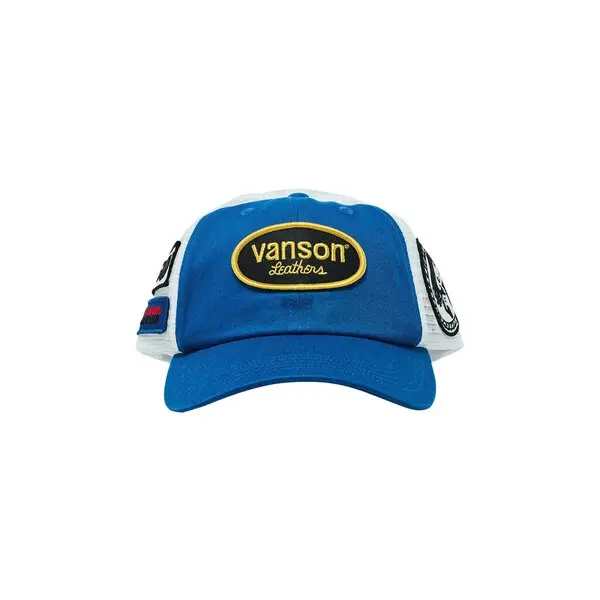 Supreme X Hysteric Glamour X Vanson Leather Mesh Back 6-panel - Blue