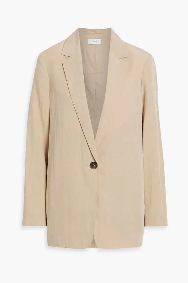 Vince Tencel™ Lyocell-blend Blazer - Beige