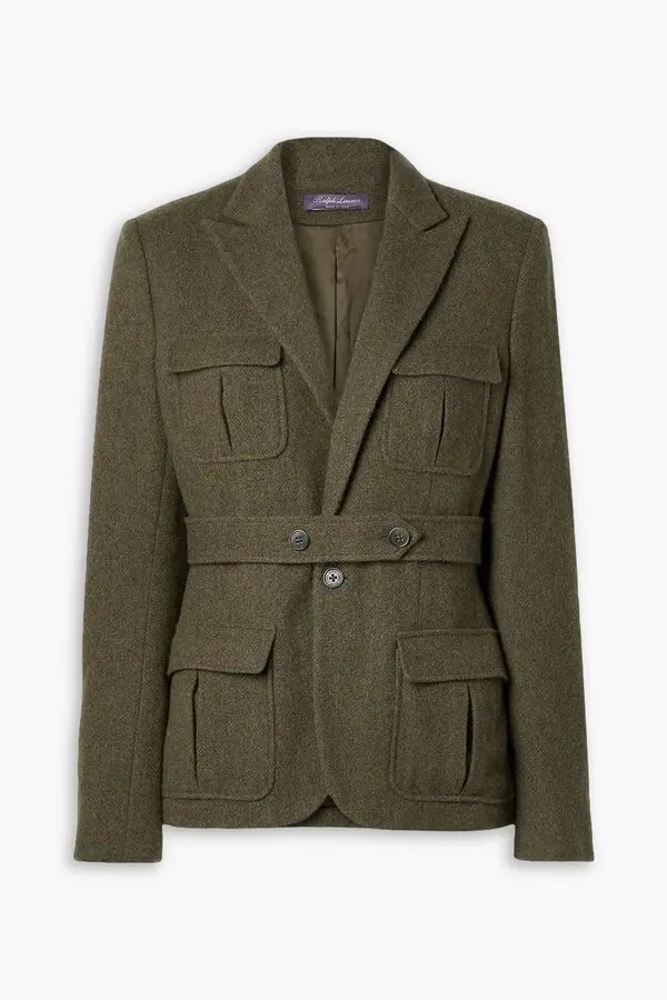 Ralph Lauren Rhodri Wool And Cashmere-blend Twill Jacket