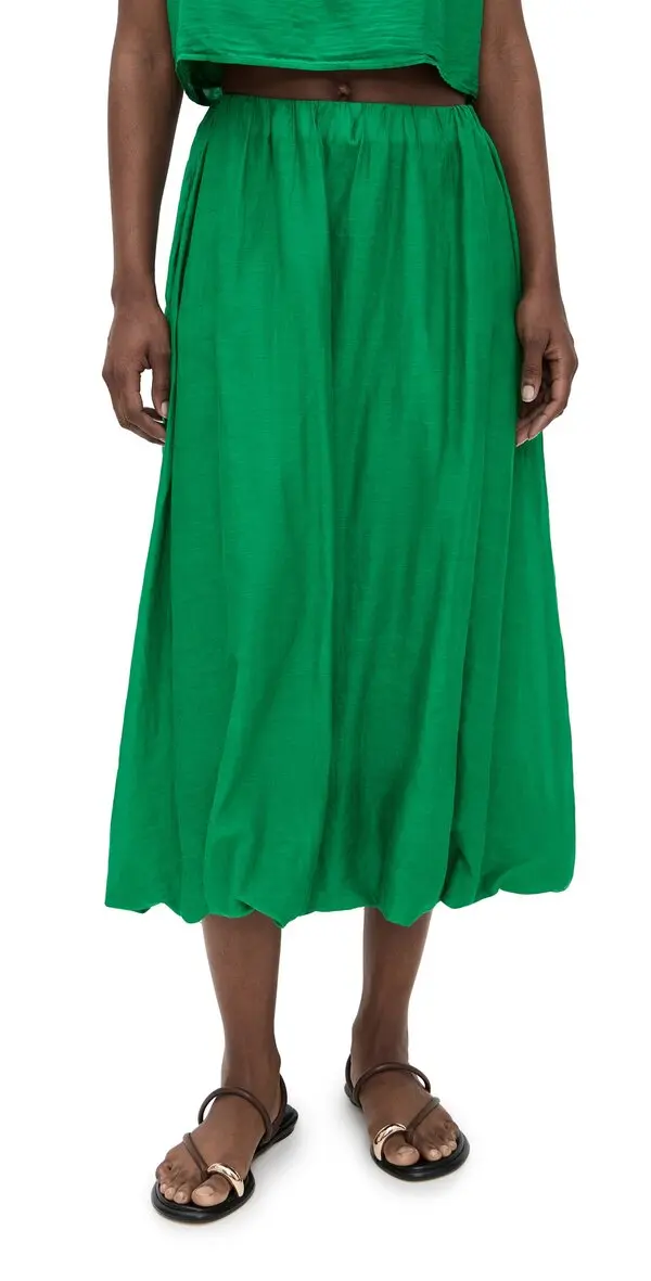 Velvet By Graham & Spencer Ines Skirt - Emerald